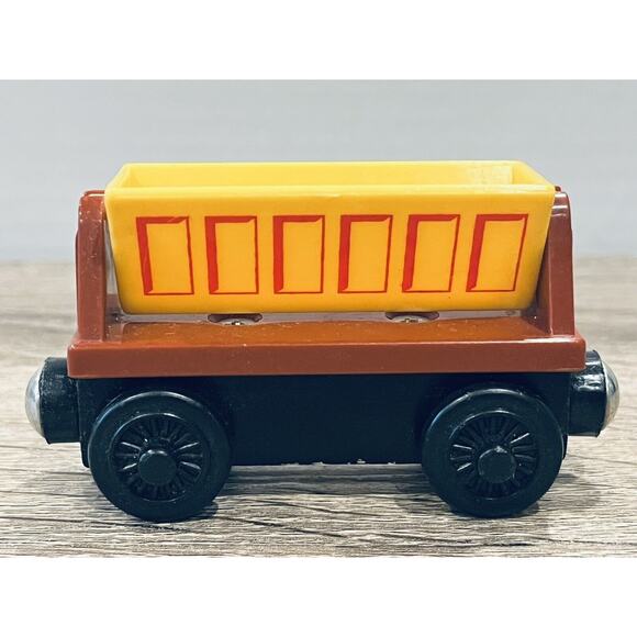 Thomas & Friends | Toys | Thomas The Train Dumper Car Wooden Railway Tank Engine Tender Yellow ...